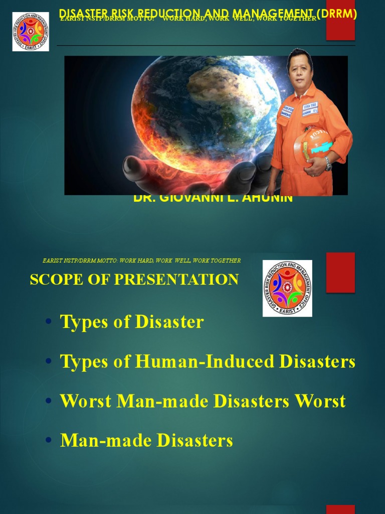 Disaster Management Presentation | PDF | Natural Disasters | Fires