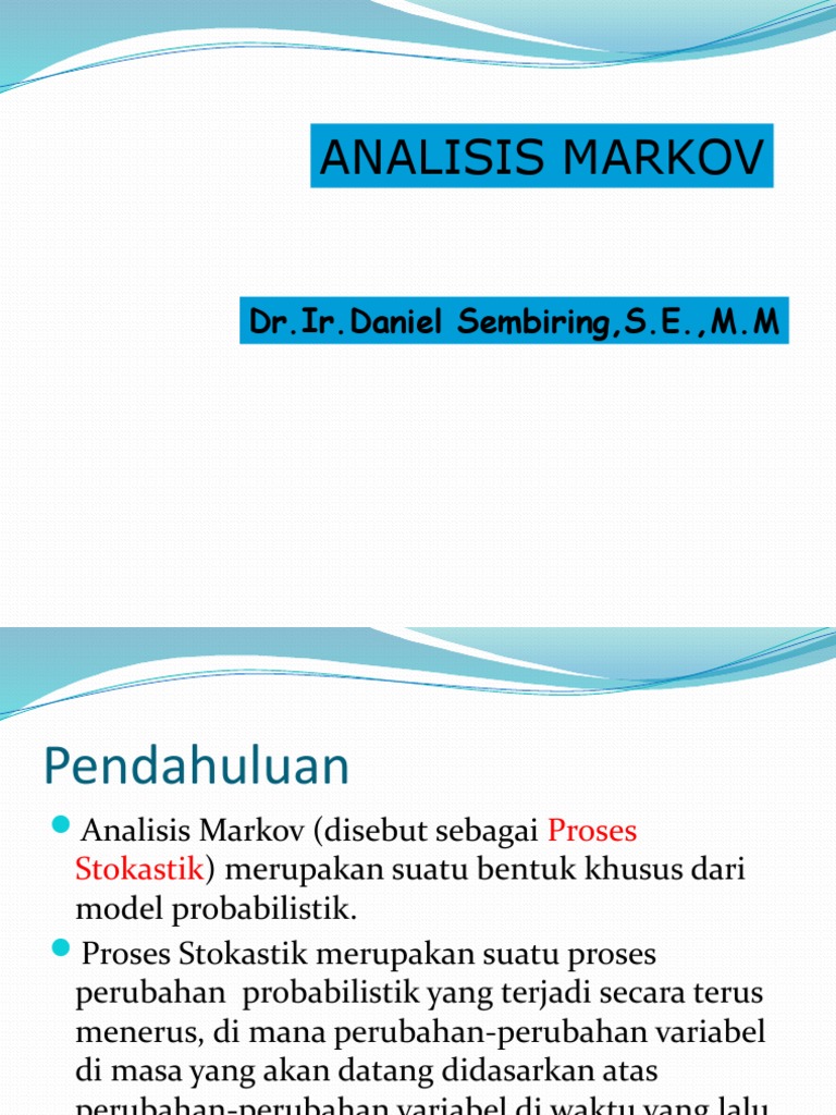 Rantai Markov | PDF