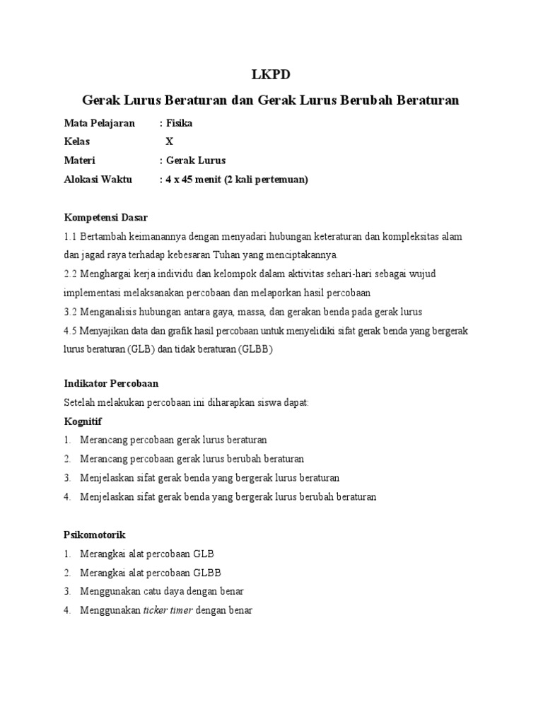 Lkpd Glb Dan Glbb Pdf