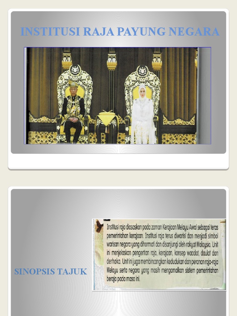 Institusi Raja Payung Negara | PDF