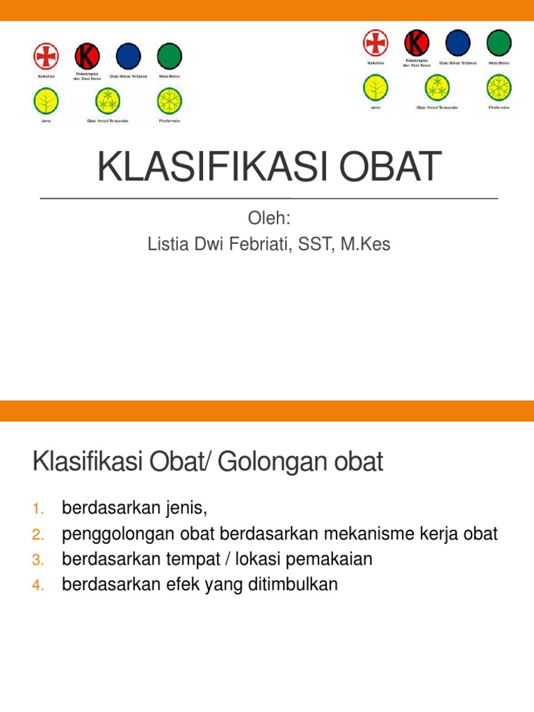 Klasifikasi Obat | PDF
