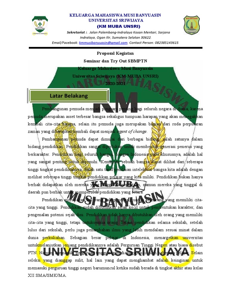 Proposal Semesta Jilid 3 2021 (Fix) | PDF