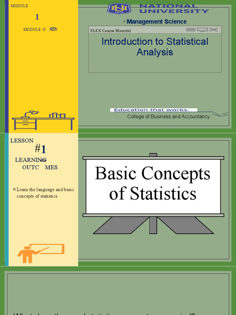 Introduction to Statistical Analysis | PDF | Level Of Measurement ...