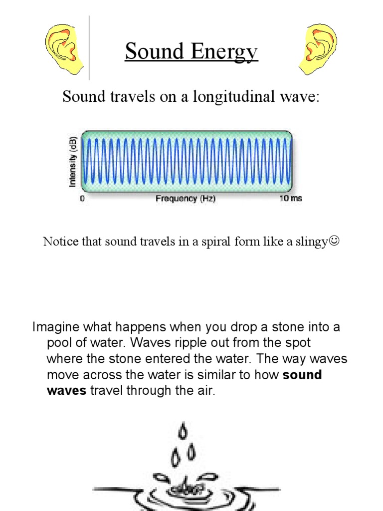 Sound Energy: Sound Travels On A Longitudinal Wave | PDF | Sound ...