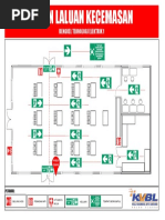 Pelan Laluan Kecemasan Bgkel Tek Elektrik 1 | PDF