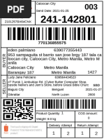 Sample JNT Waybill | PDF