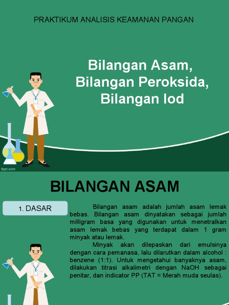 Bilangan Asam, Iod, Dan Peroksida | PDF