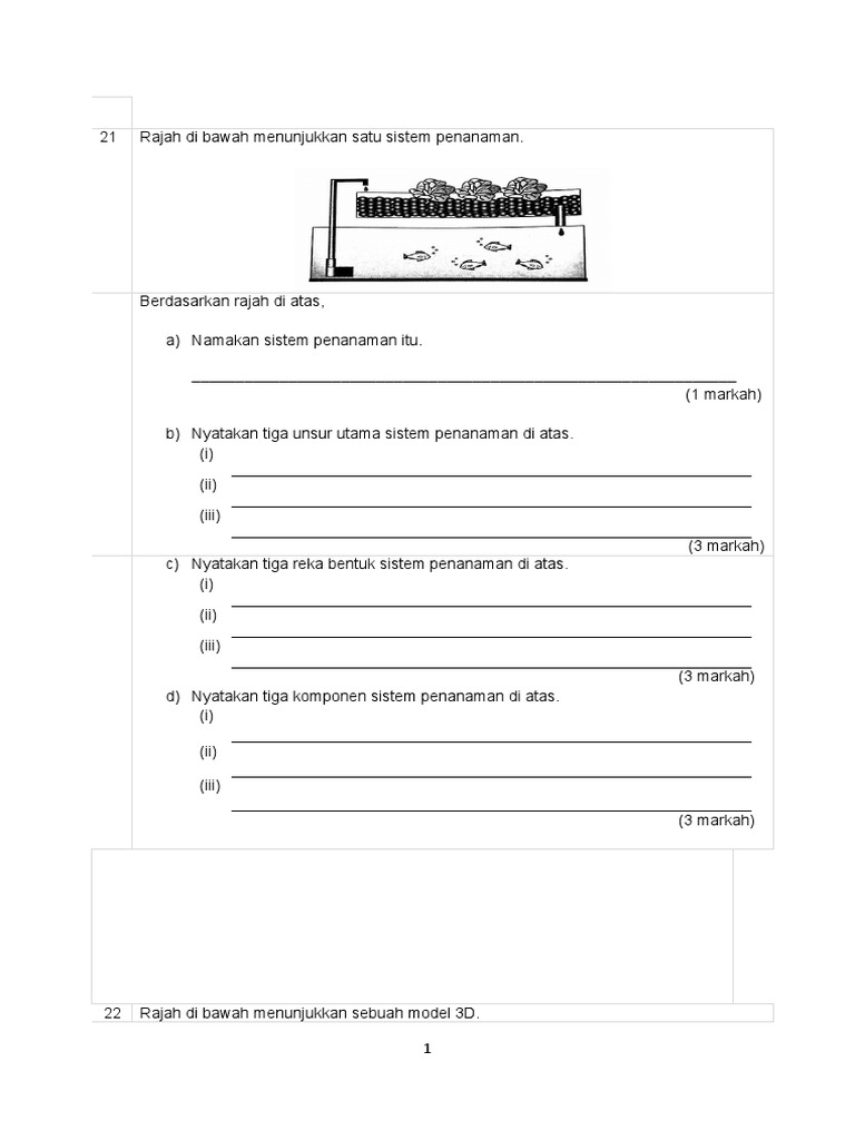 Latihan Masa Cuti RBT Tingkatan 2 | PDF