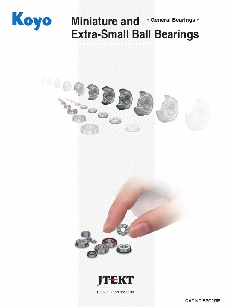 Miniature and Extra-Small Ball Bearings Catalog: A Technical Guide to ...