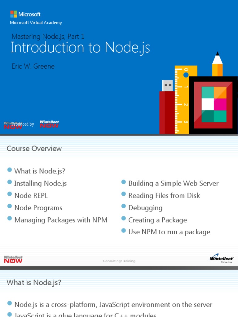 Downloads - Mastering Node - JS, Part 1 - Introduction | Download Free ...