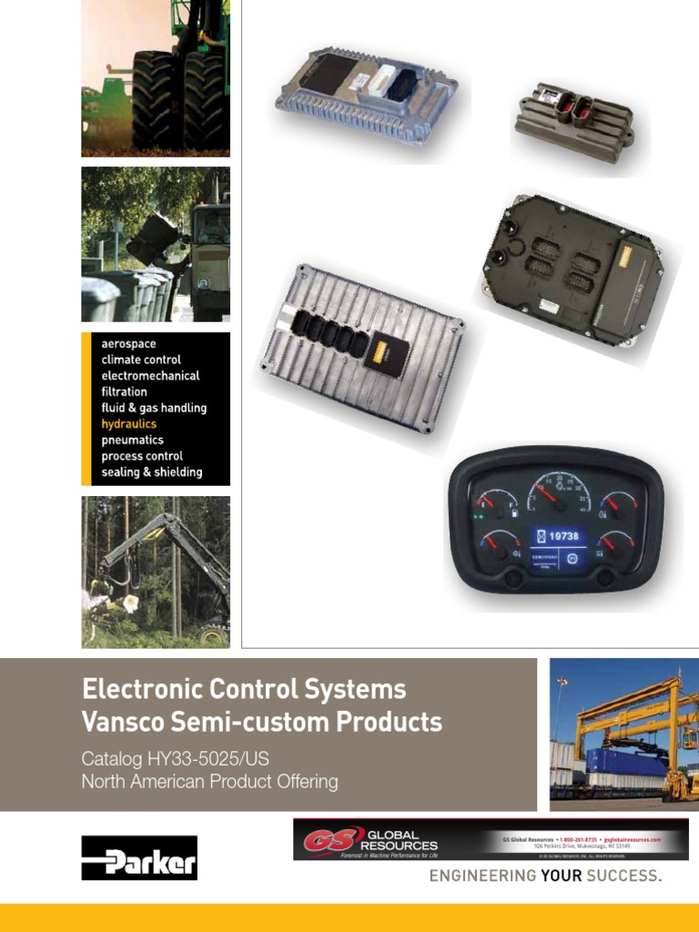 Electronic Control Systems Vansco Semi-Custom Products: Catalog HY33 ...