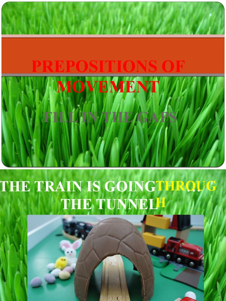 Prepositions of Movement Fun Activities Games Grammar Drills | PDF