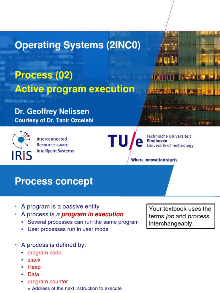 OS02 Slide Deck 2020 | PDF | Process (Computing) | Kernel (Operating System)