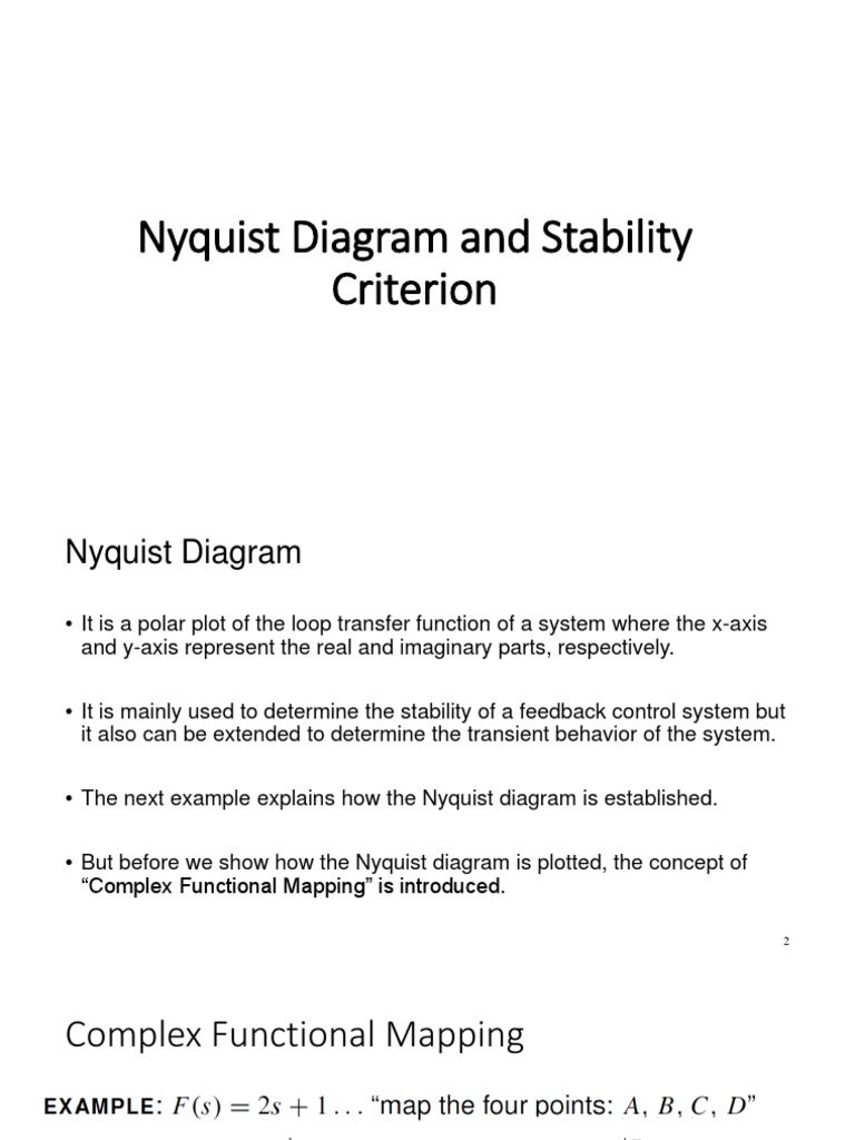 EPE 619 Lecture 5 Nyquist Plot and Stability Criterion | PDF | Control ...