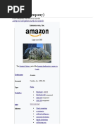 Amazon Company Profile | PDF | Economies | Computing