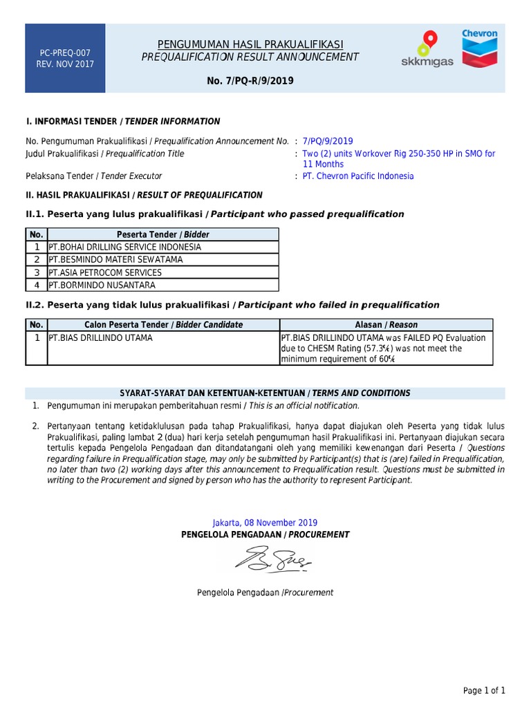 Workover Rig 250 | PDF
