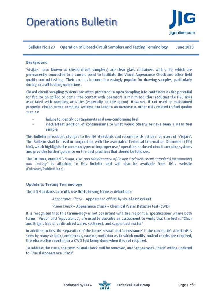 Bulletin 123 Visijar Operation | PDF | Tort | Contractual Term