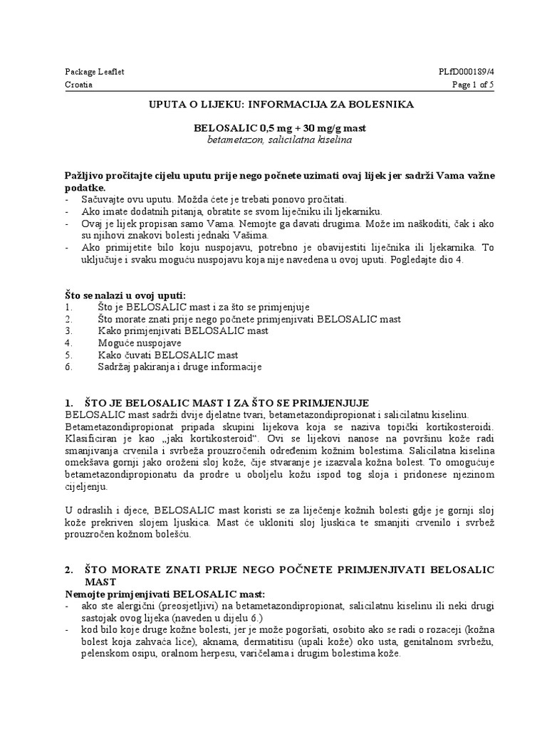 Belosalic Mast-U | PDF