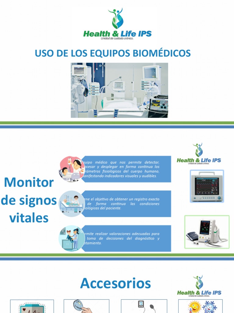 Uso de Los Equipos Biomédicos | PDF | Electrocardiografia | Medición de ...