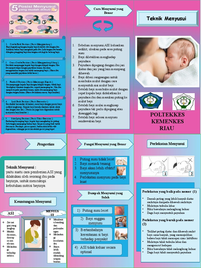Leaflet Teknik Menyusui 1 | PDF | Kesehatan Holistik