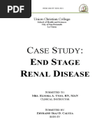 Sample Case Study | PDF | Chronic Kidney Disease | Renal Function