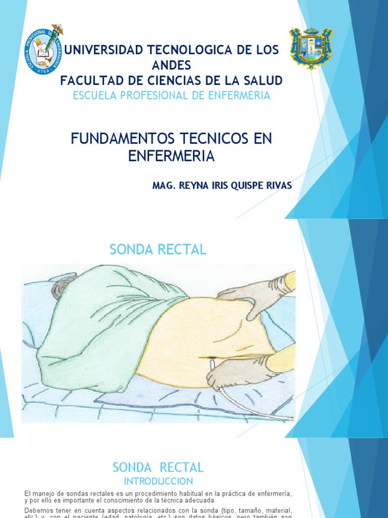 Sonda Rectal | PDF | Recto | Enfermería