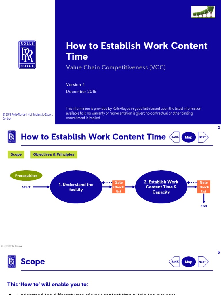 How To Establish Work Content Time: Value Chain Competitiveness (VCC ...