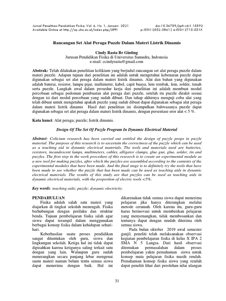 Artikel Sinta 5 | PDF