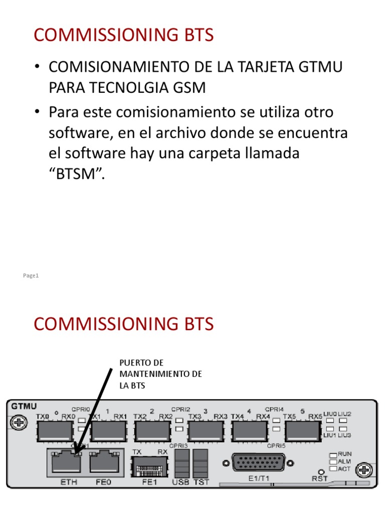 Bts Huawei 2g | PDF | Software del sistema | Informática