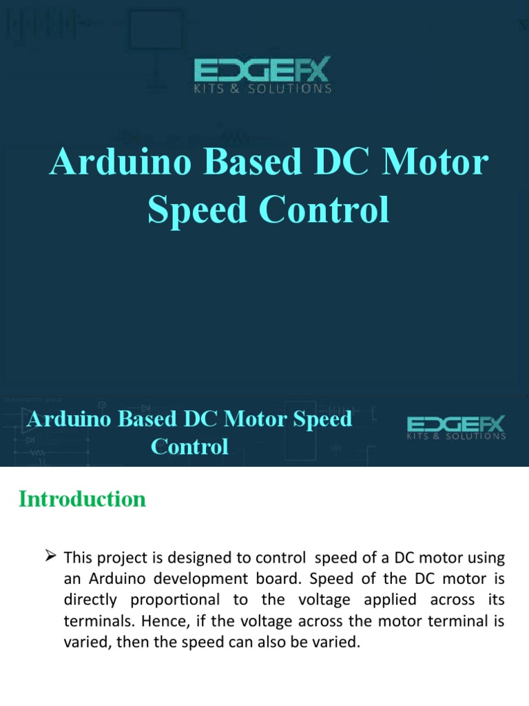 BLDC Motor Speed Control.8490523.Powerpoint | PDF