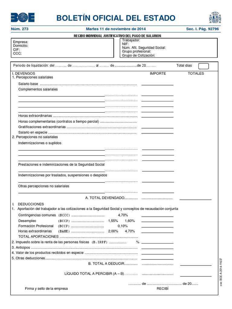 Nomina Fol - 1 | PDF | Compensación laboral | Salario