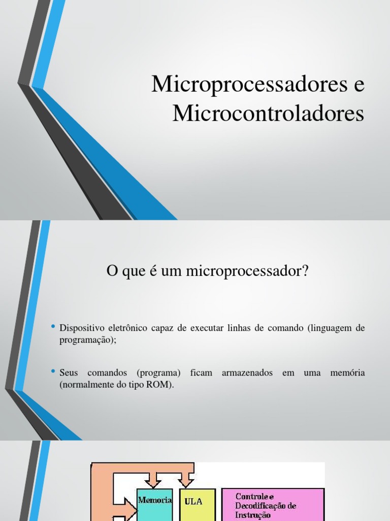 Microprocessadores e Microcontroladores - V2 | PDF | FPGA | Microprocessador