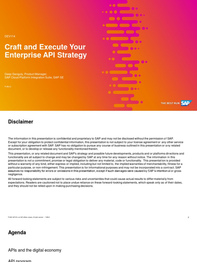 Craft and Execute Your Enterprise API Strategy: Public | PDF | Cloud Computing | Mobile App