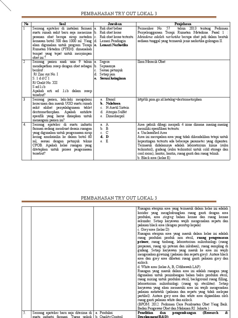 Soal Try Out Ukai Lokal Iii | PDF