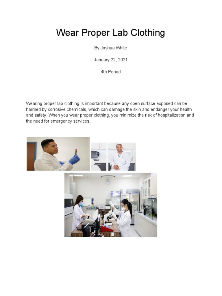 Lab Safety Poster | PDF