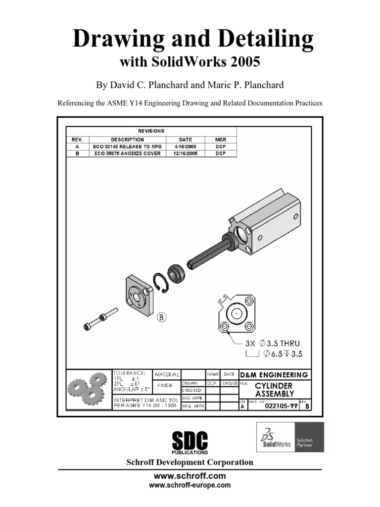 CAD Drawing & Detailing With SolidWorks 2005 | Download Free PDF ...