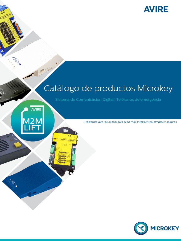 Microkey Product Catalogue ES V01 | PDF | Ascensor | Gsm