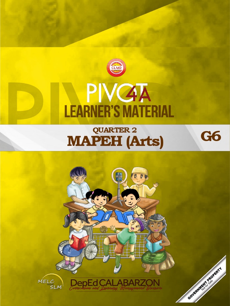 MAPEH (Arts) G6: Quarter 2 | PDF | 3 D Computer Graphics | Graphics