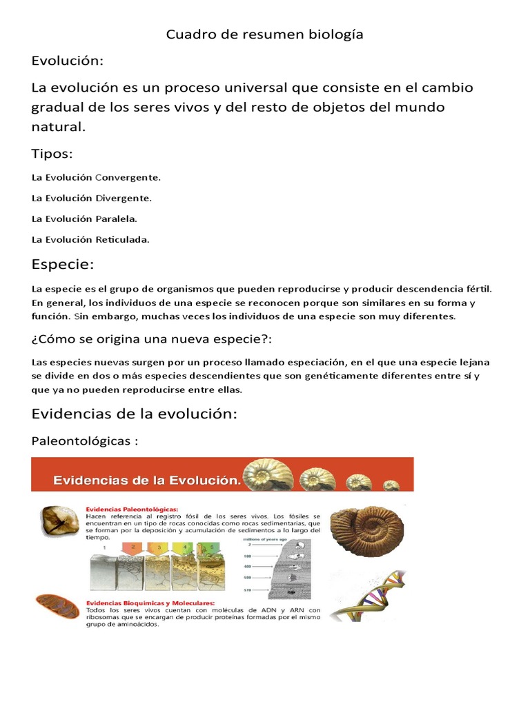 Evolución Reticulada y Especiación | PDF | Estudios de idiomas ...
