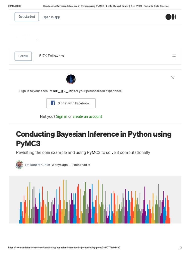 Conducting Bayesian Inference In Python Using Pymc3 By Dr Robert Kübler Dec 2020 Towards 