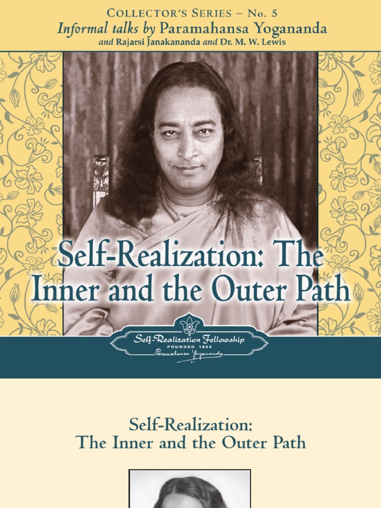 Self-Realization The Inner and The Outer Path | PDF | Paramahansa ...