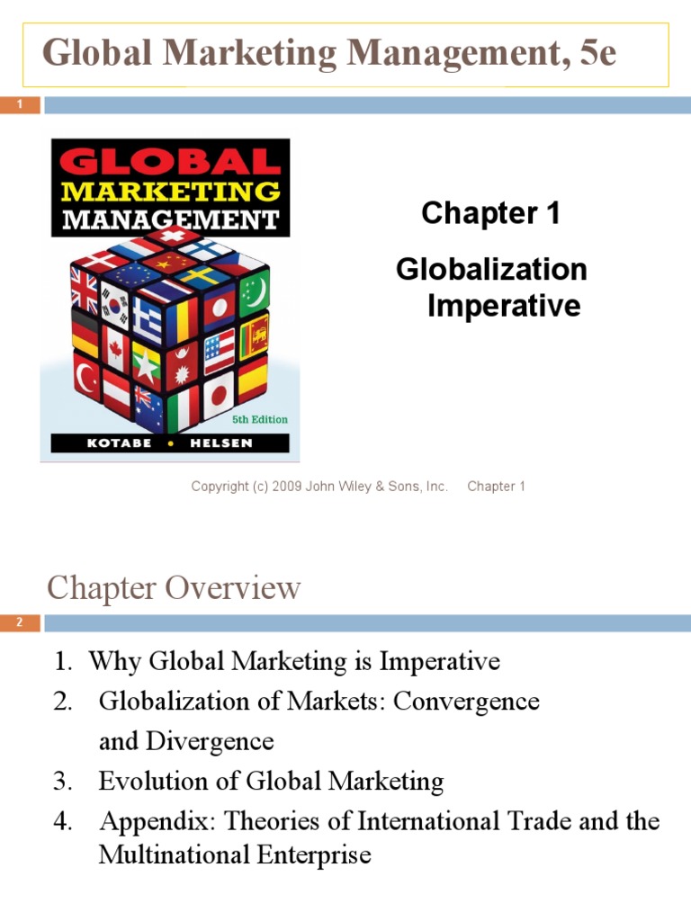 Global Marketing Management, 5e: Globalization Imperative | PDF ...