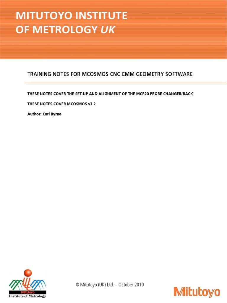 MCOSMOS Rack Alignment v3.2 - MCR20 Jul11 | PDF | Sphere | Numerical ...