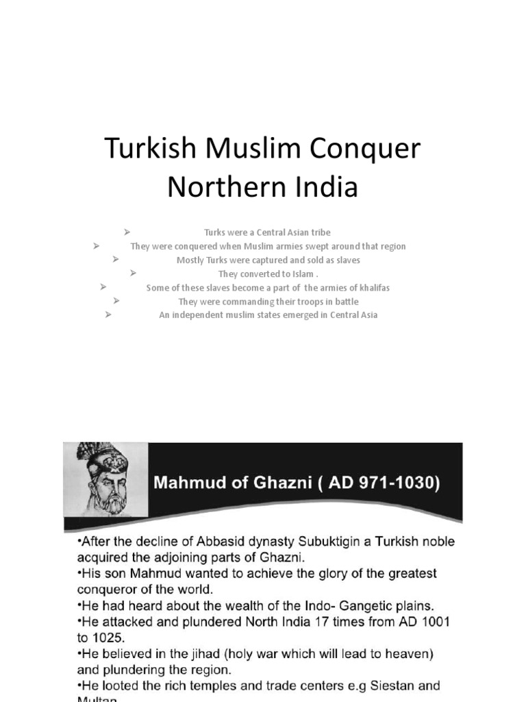Turkish Conquest of Northern India | PDF