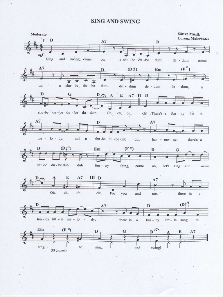 Sing and Swing | PDF