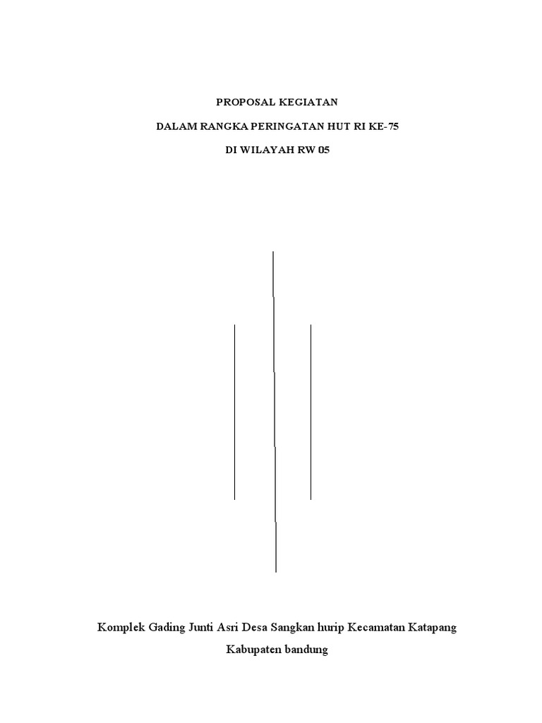 Proposal Pengajuan Dana Untuk Acara 17 A | PDF