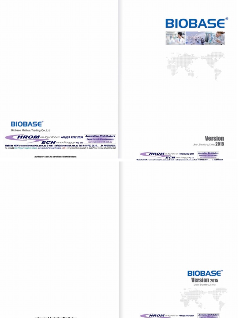 Biobase Product Catalog | PDF | Laboratory Equipment | Laboratories