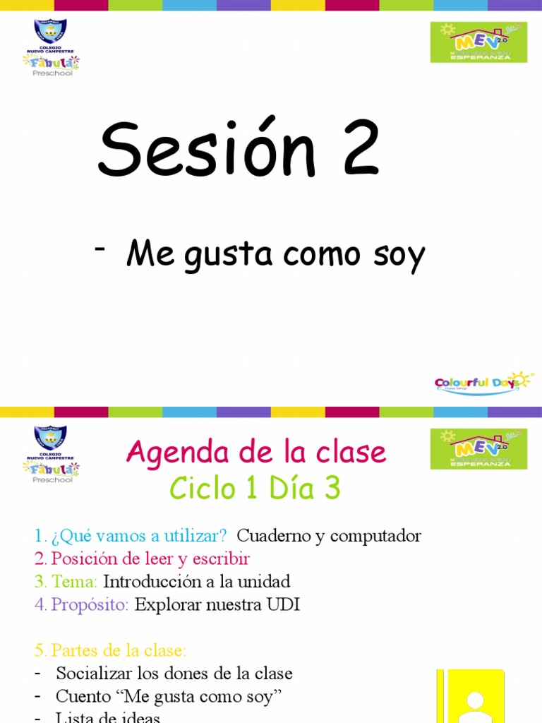 Sesión 2 - Me Gusta Como Soy | PDF