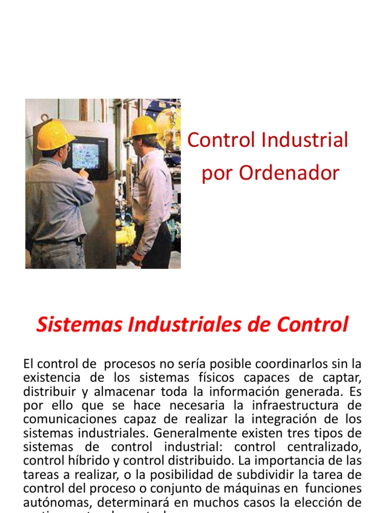 Informática de Control | PDF | Redes de computadoras | Ingeniería ...