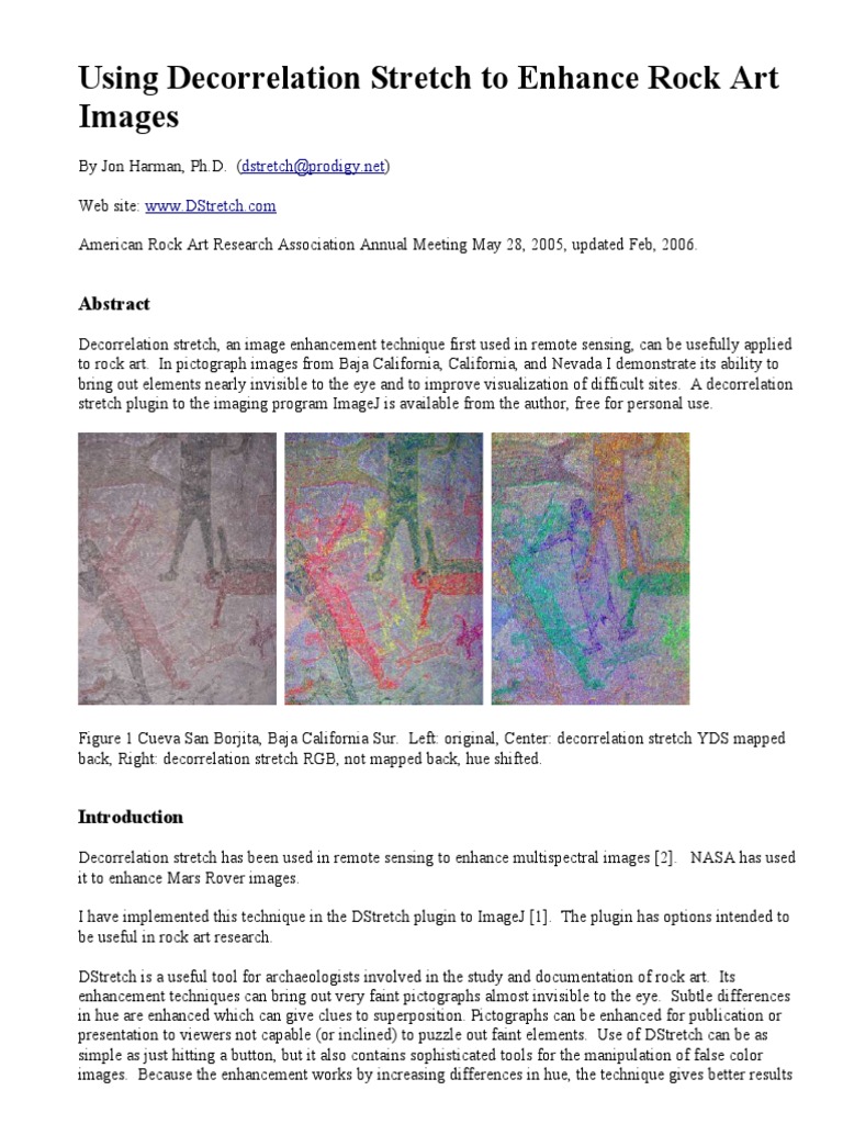 Using Decorrelation Stretch | PDF